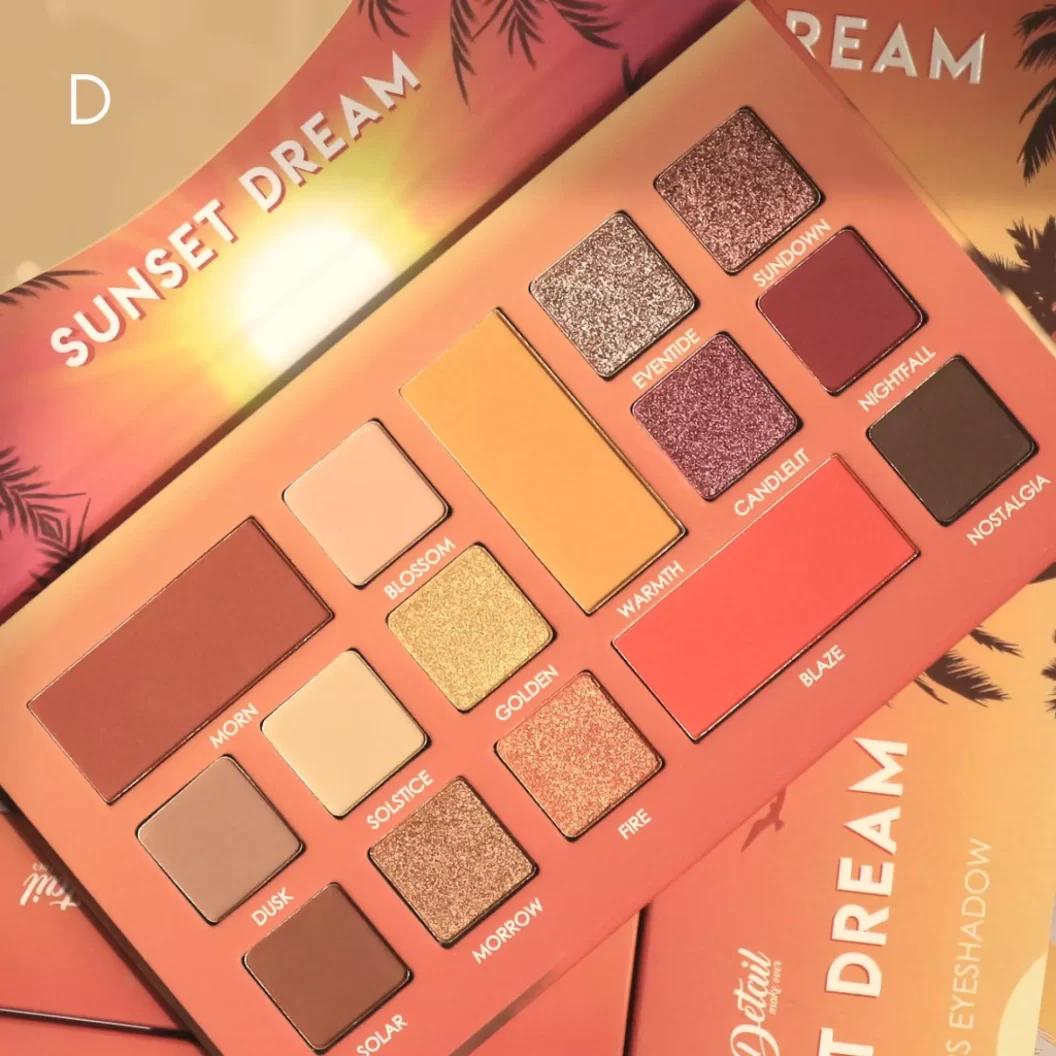 Detail Cosmetics Sunset Dream Eyeshadow Palette Review - Pretty Me ...